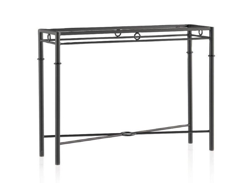 Console en Fer Forgé. Meuble de qualité. Fabrication artisanale.