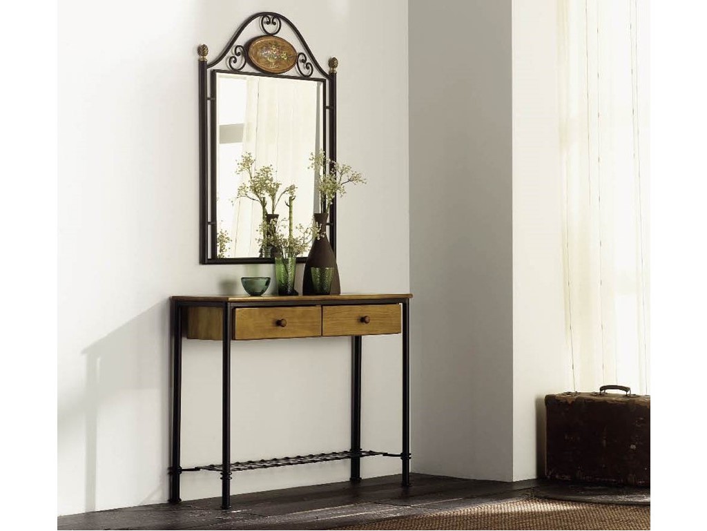 Console Florncia en Fer Forgé Haut de gamme. Meuble de salon. Lotuséa