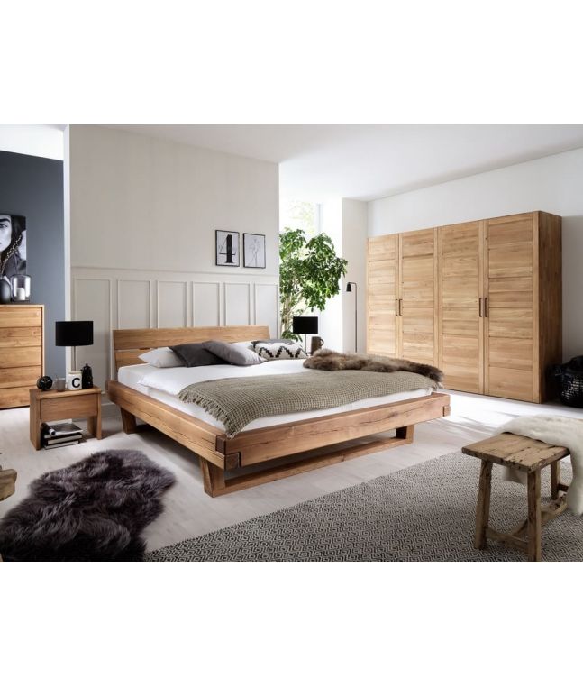 Armoire Léo 8 en chêne massif haut de gamme, meuble pour la chambre ...