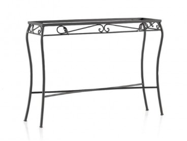 Console Chicago en Fer Forgé Haut de gamme. Meuble de salon. Lotuséa