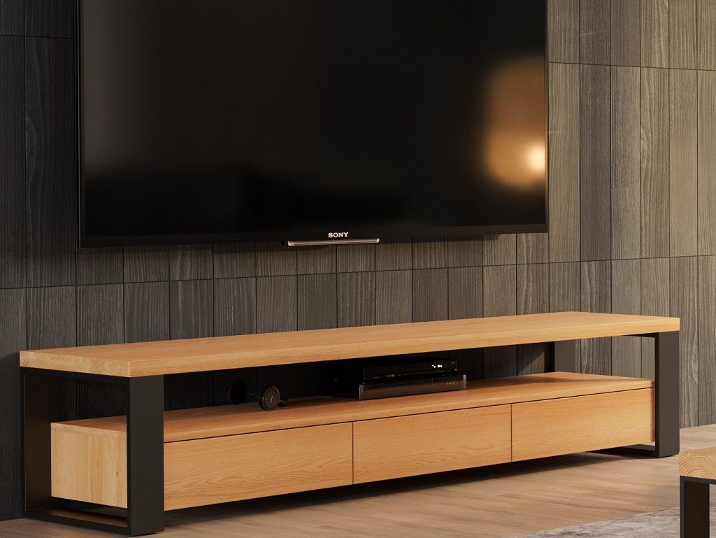 Meuble Tv Chene Massif