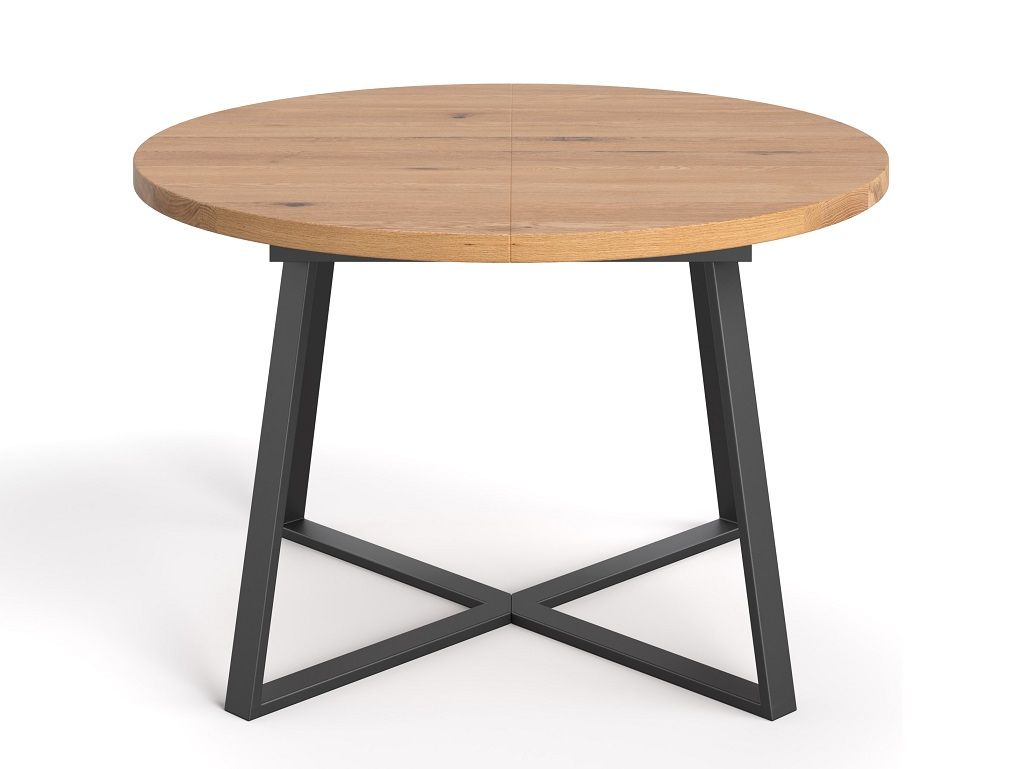 Table de repas ronde Rimouski en Chêne Massif | Lotuséa