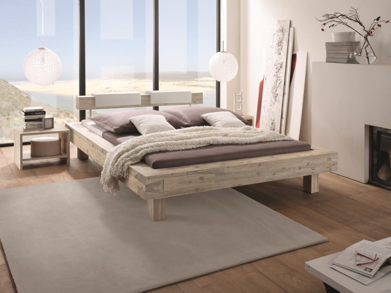 Chevet bois massif : hévéa, teck et exotique de qualité en fer forgé ...