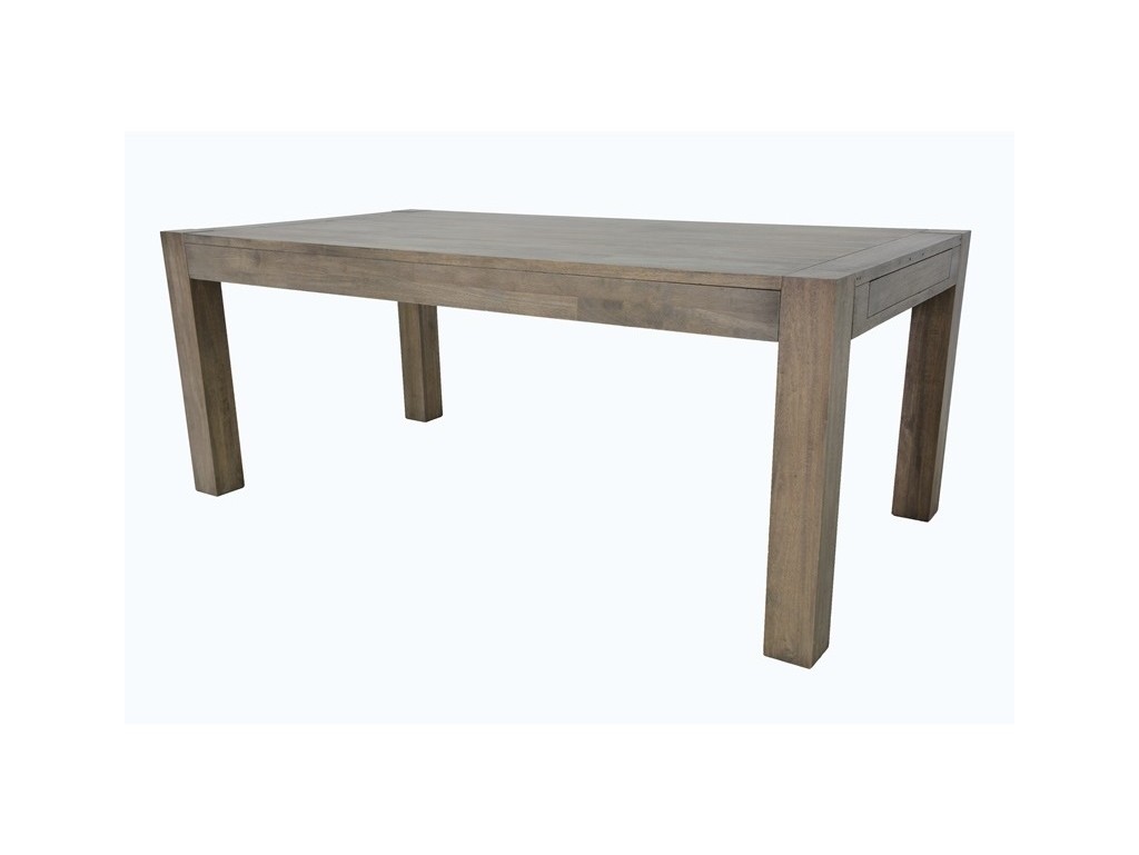 Table de repas Tiga en hévéa massif de qualité de Thaïlande. Meuble ...